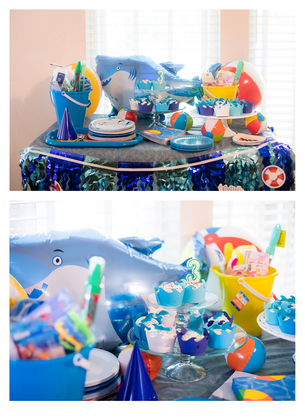How to have a Confinement Splish Splash Shark Birthday Party (2025 ...